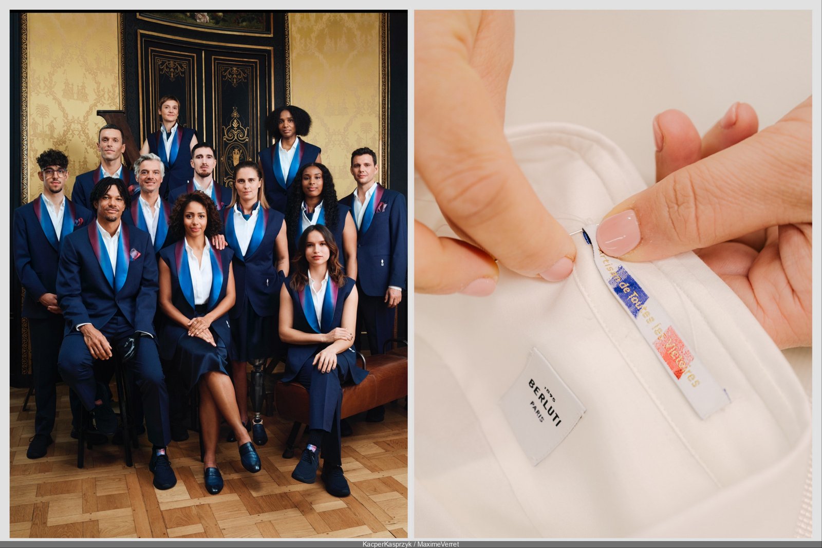 LVMH and Berluti reveal Team France’s outfits for the Opening ...